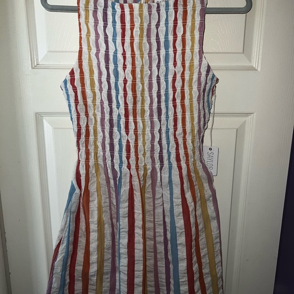 SAYLOR | Dresses | Saylor Multicolor Striped Dress | Poshmark